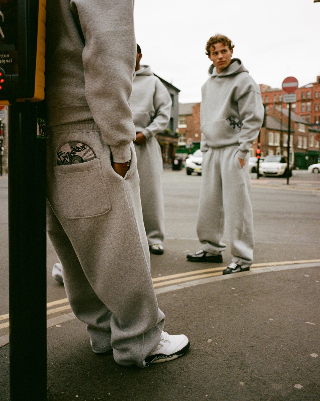 Disc Baggy Joggers Grey [630GSM] - The Episodes Project