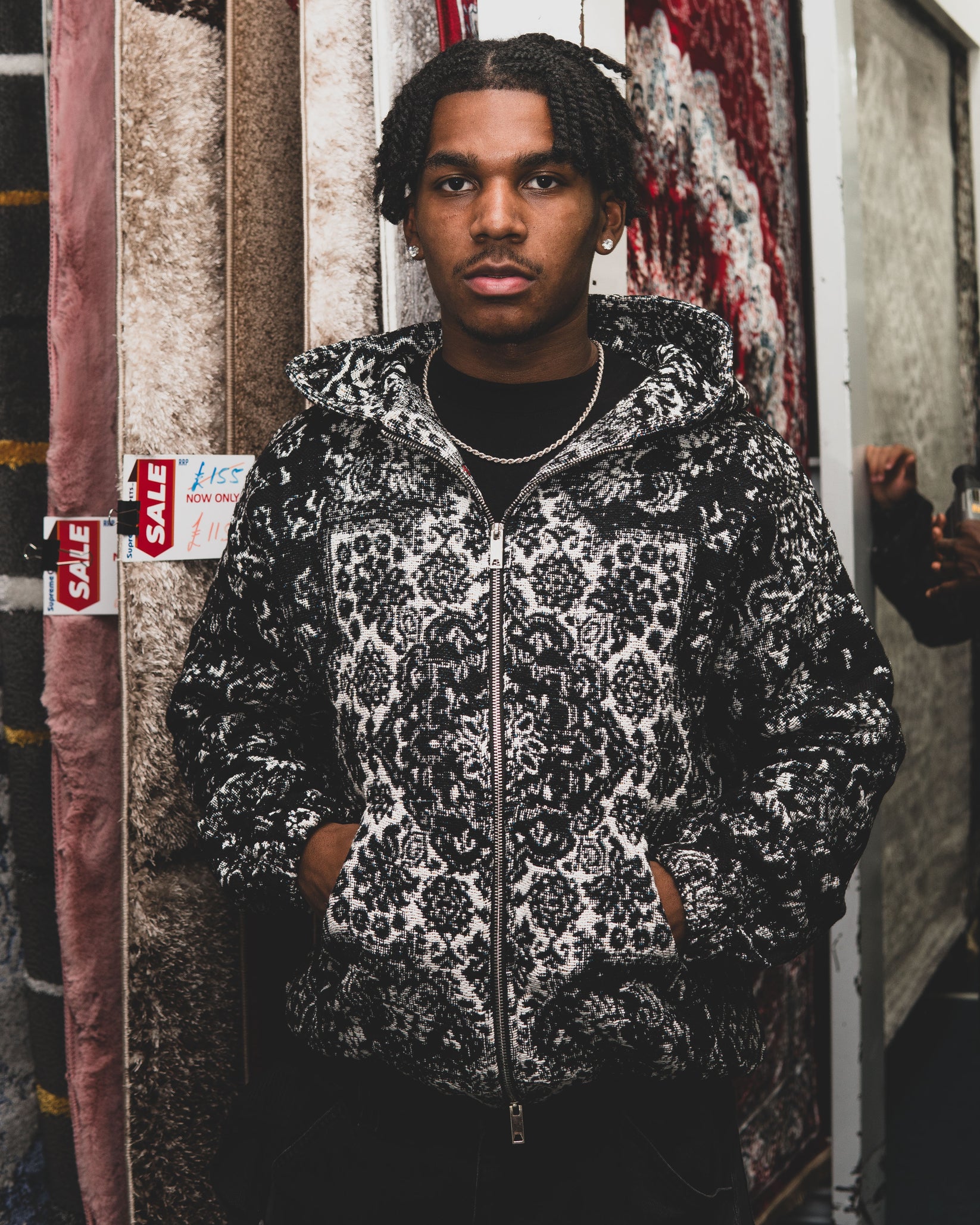 BLAZE Tapestry Zip-Up Hoodie - The Episodes Project