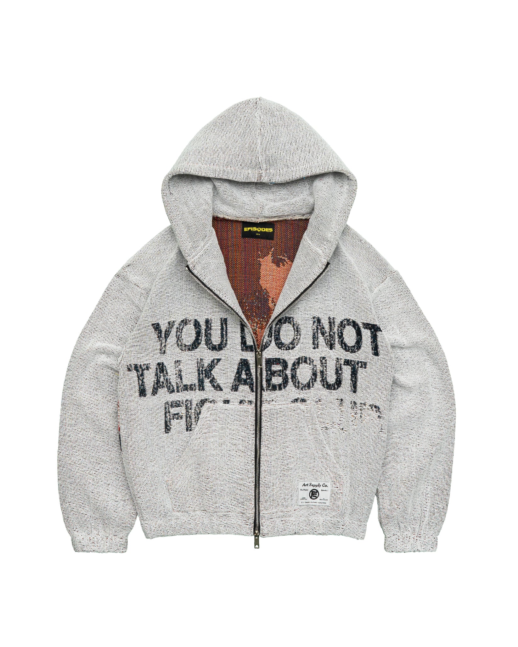 FIGHT CLUB Tapestry Zip-Up Hoodie - The Episodes Project
