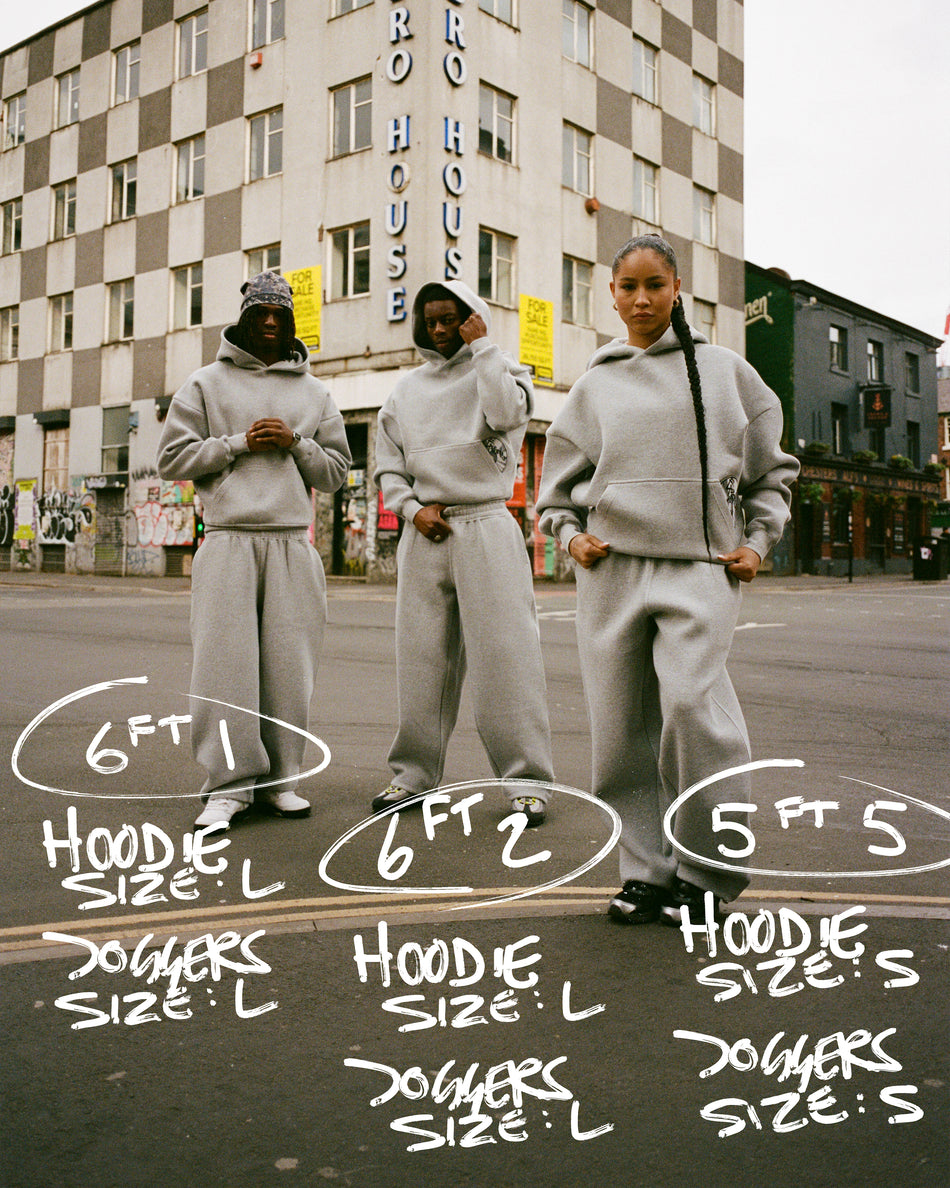 Disc Baggy Joggers Black [630GSM] - The Episodes Project