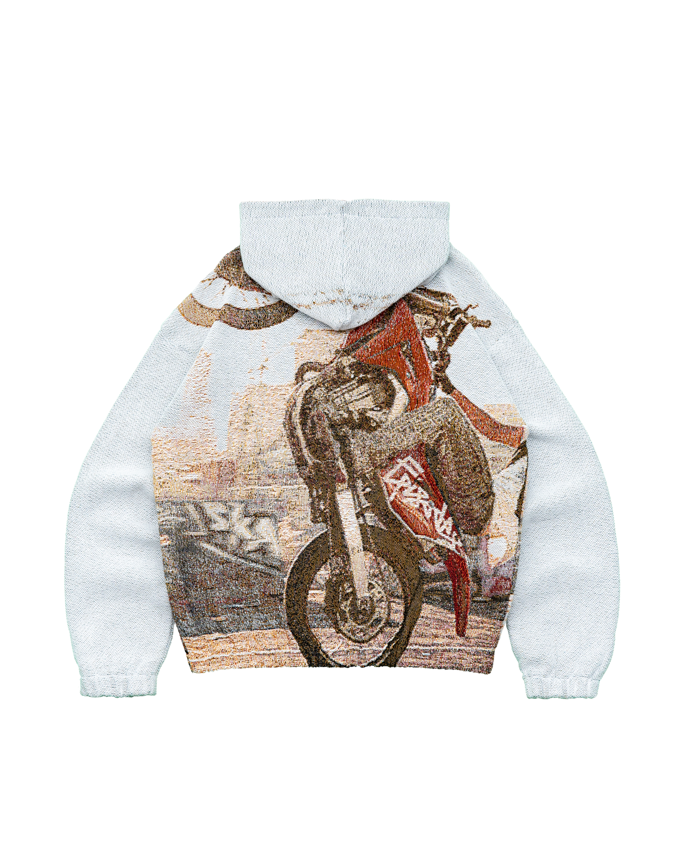 WHEEL UP Tapestry Zip-Up Hoodie - The Episodes Project