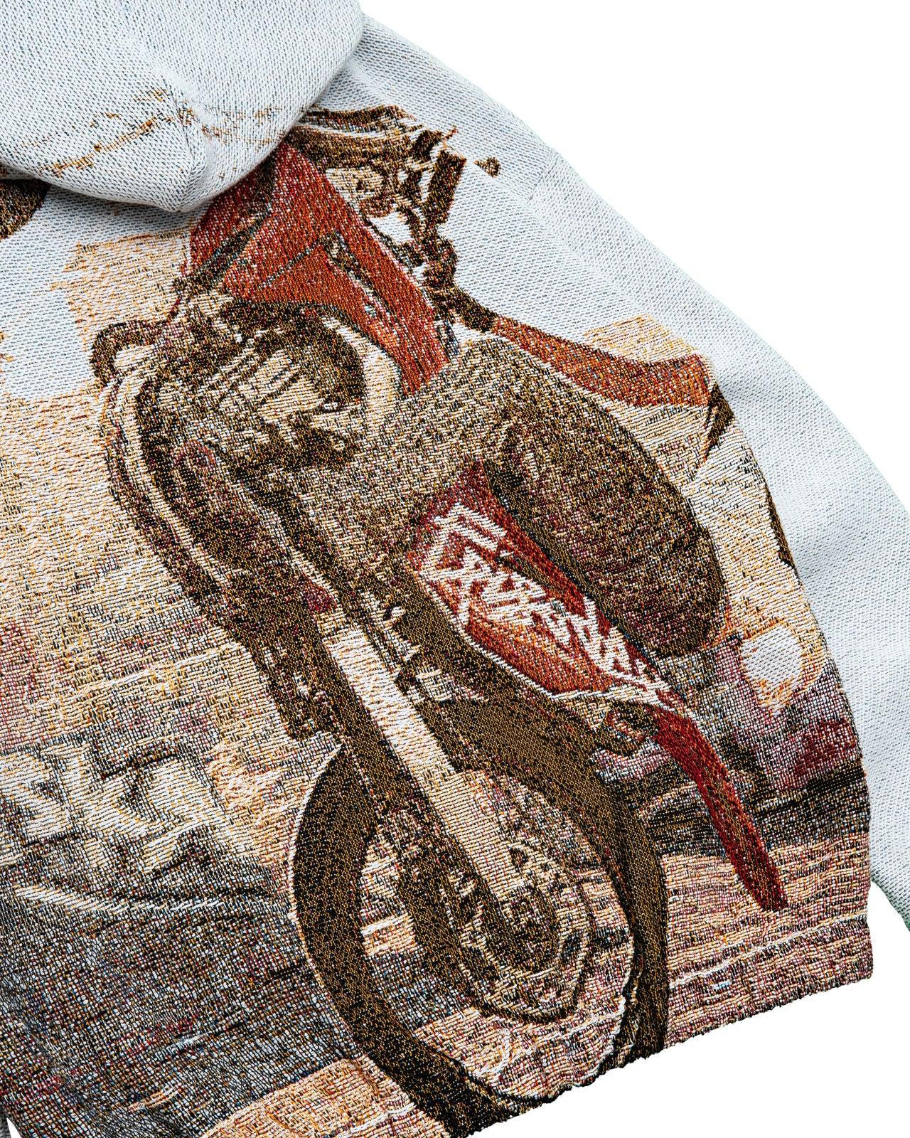 WHEEL UP Tapestry Zip-Up Hoodie - The Episodes Project